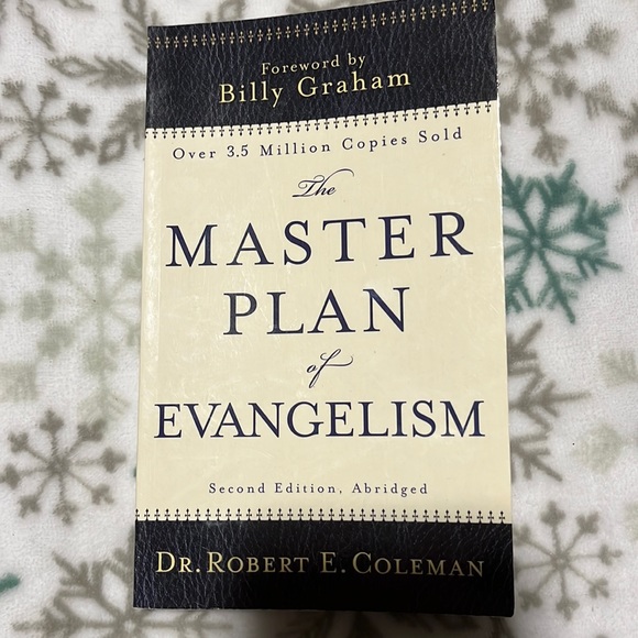 Office | Paperback Book The Master Plan Of Evangelism By Dr Robert E ...